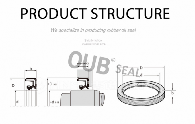 BZ2374 108x140/180x17 crankshaft rear oil seal for 6D14 6D15 6D16